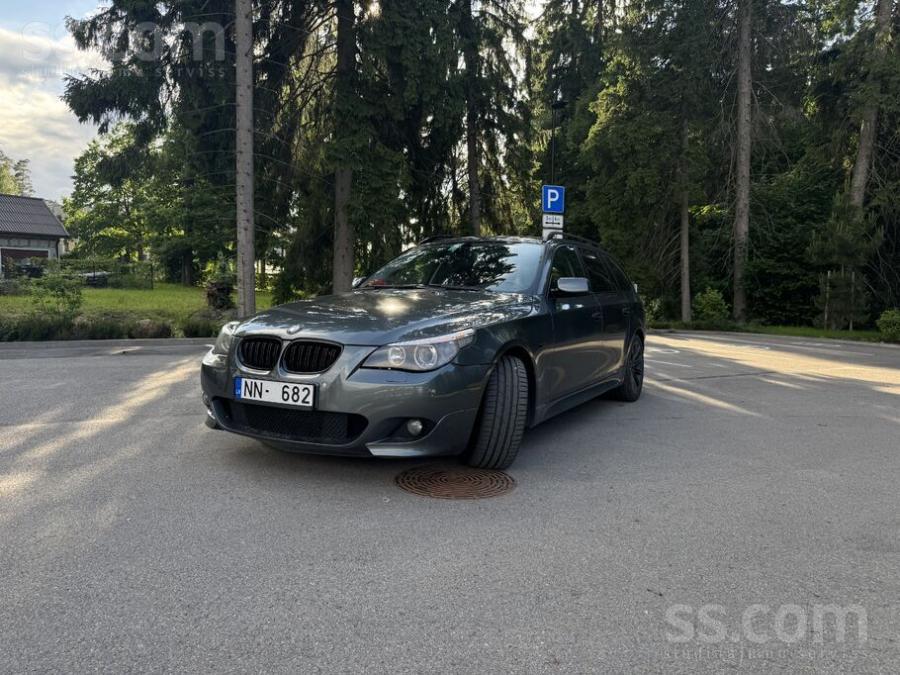 Grey BMW 530 2006 in Ogre, with an engine capacity of 3.00 L and mileage of 354 thousand km for 5200 €, photo 5 on AUTOMOTO.COM.LV