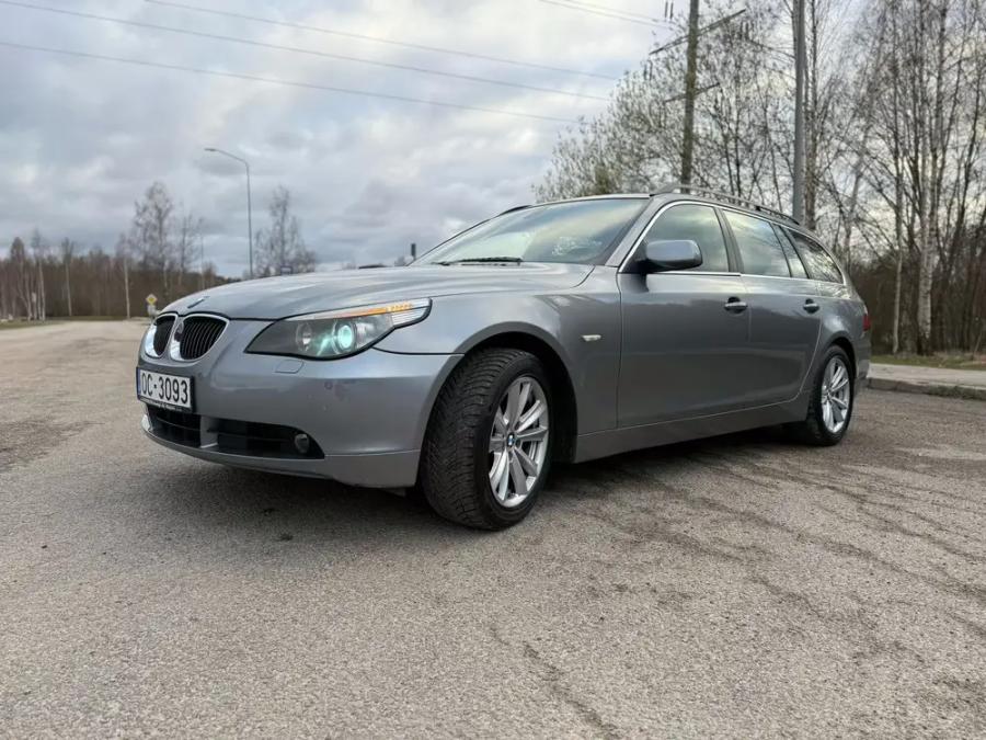 Grey BMW 530 2006 in Riga, with an engine capacity of 3.00 L and mileage of 342 thousand km for 3400 €, photo 3 on AUTOMOTO.COM.LV