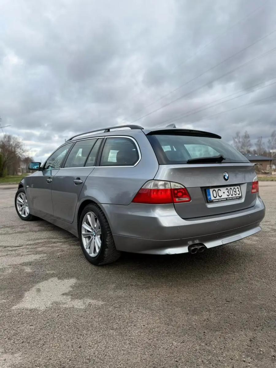 Grey BMW 530 2006 in Riga, with an engine capacity of 3.00 L and mileage of 342 thousand km for 3400 €, photo 6 on AUTOMOTO.COM.LV