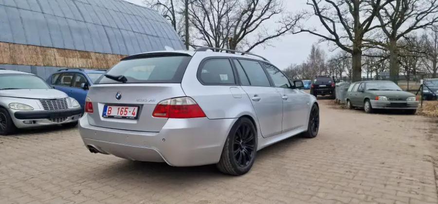 Pelēks BMW 530 2006 Valmiera, ar dzinēja tilpumu 3.00 L un nobraukumu 297 tūkst. km par 3500 €, foto 4 vietnē AUTOMOTO.COM.LV