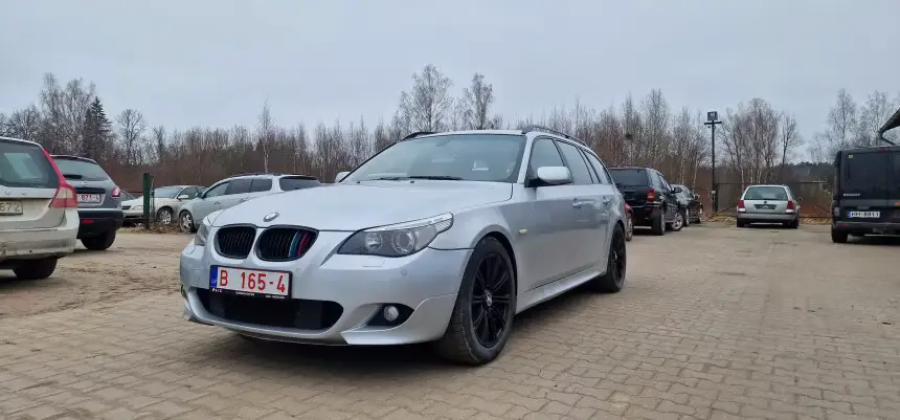 Pelēks BMW 530 2006 Valmiera, ar dzinēja tilpumu 3.00 L un nobraukumu 297 tūkst. km par 3500 €, foto 7 vietnē AUTOMOTO.COM.LV