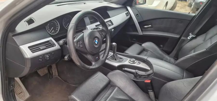 Pelēks BMW 530 2006 Valmiera, ar dzinēja tilpumu 3.00 L un nobraukumu 297 tūkst. km par 3500 €, foto 10 vietnē AUTOMOTO.COM.LV