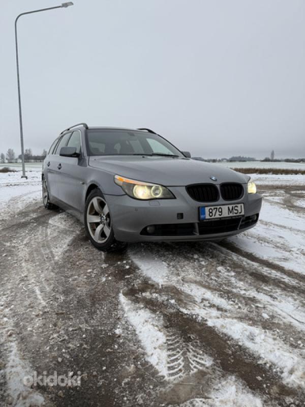 Grey BMW 530 2006 in Viljandi, with an engine capacity of 3.00 L and mileage of 465 thousand km for 4300 €, photo 1 on AUTOMOTO.COM.LV