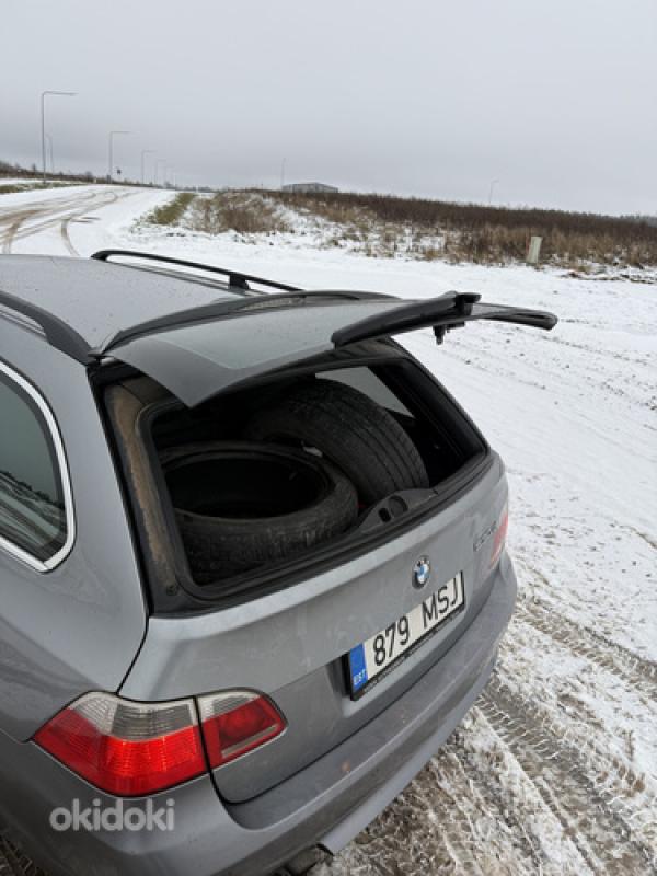Grey BMW 530 2006 in Viljandi, with an engine capacity of 3.00 L and mileage of 465 thousand km for 4300 €, photo 5 on AUTOMOTO.COM.LV