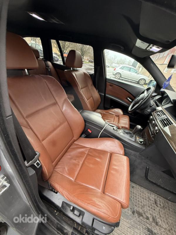 Grey BMW 530 2006 in Viljandi, with an engine capacity of 3.00 L and mileage of 465 thousand km for 4300 €, photo 9 on AUTOMOTO.COM.LV