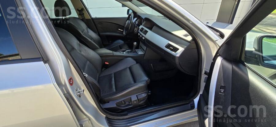 Pelēks BMW 530 2006 Jūrmala, ar dzinēja tilpumu 3.00 L un nobraukumu 430 tūkst. km par 3790 €, foto 9 vietnē AUTOMOTO.COM.LV