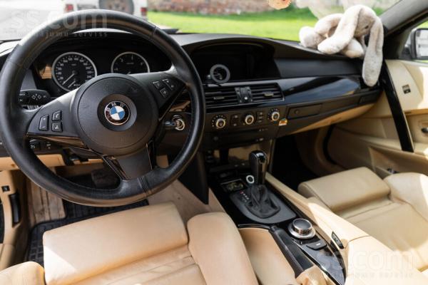 Grey BMW 530 2006 in Riga, with an engine capacity of 3.00 L and mileage of 233 thousand km for 4990 €, photo 7 on AUTOMOTO.COM.LV
