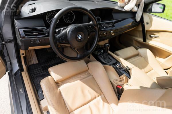 Grey BMW 530 2006 in Riga, with an engine capacity of 3.00 L and mileage of 233 thousand km for 4990 €, photo 8 on AUTOMOTO.COM.LV