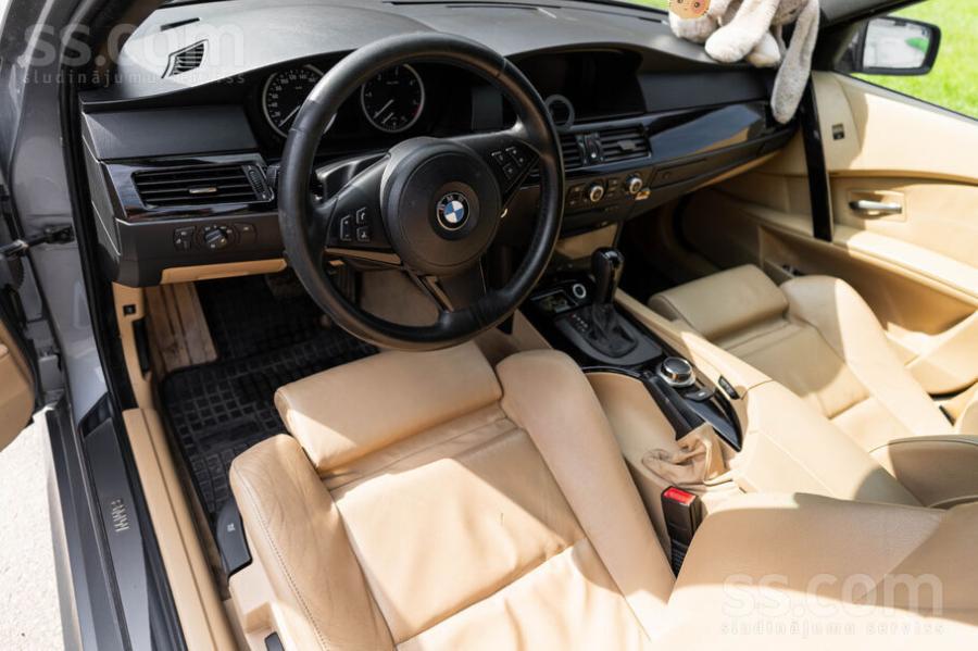 Pelēks BMW 530 2006 Rīga, ar dzinēja tilpumu 3.00 L un nobraukumu 233 tūkst. km par 4990 €, foto 9 vietnē AUTOMOTO.COM.LV