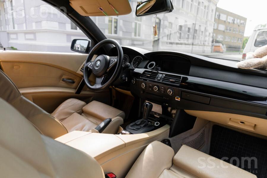 Pelēks BMW 530 2006 Rīga, ar dzinēja tilpumu 3.00 L un nobraukumu 233 tūkst. km par 4990 €, foto 13 vietnē AUTOMOTO.COM.LV
