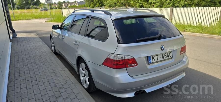 Pelēks BMW 530 2006 Jūrmala, ar dzinēja tilpumu 3.00 L un nobraukumu 430 tūkst. km par 3290 €, foto 4 vietnē AUTOMOTO.COM.LV