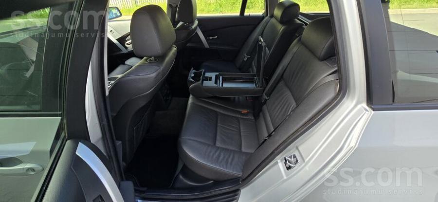 Pelēks BMW 530 2006 Jūrmala, ar dzinēja tilpumu 3.00 L un nobraukumu 430 tūkst. km par 3290 €, foto 6 vietnē AUTOMOTO.COM.LV