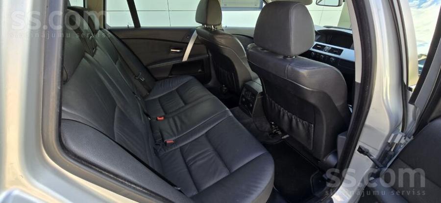 Pelēks BMW 530 2006 Jūrmala, ar dzinēja tilpumu 3.00 L un nobraukumu 430 tūkst. km par 3290 €, foto 10 vietnē AUTOMOTO.COM.LV