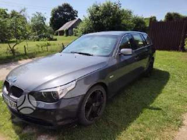 Grey BMW 530 2006 in Ukmerge, with an engine capacity of 2.99 L and mileage of 339 thousand km for 2000 €, photo 2 on AUTOMOTO.COM.LV