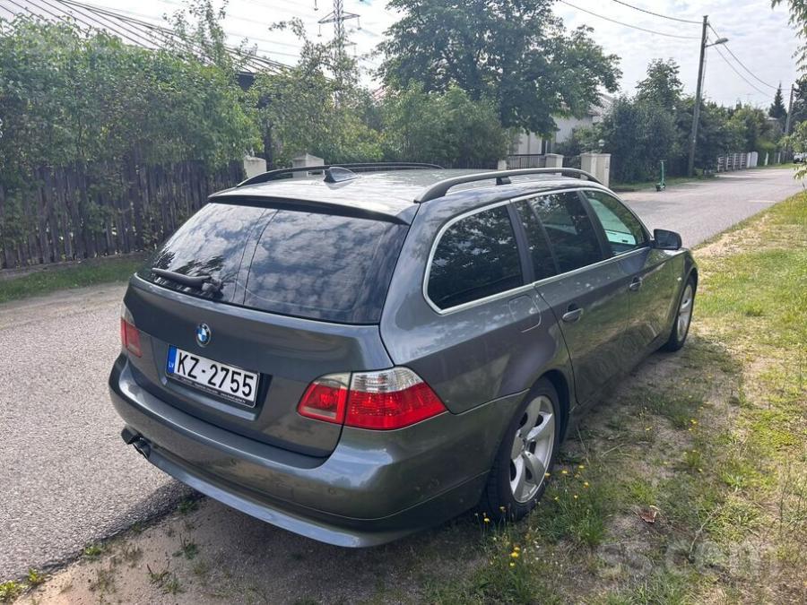 Pelēks BMW 530 2006 Rīga, ar dzinēja tilpumu 3.00 L un nobraukumu 400 tūkst. km par 2950 €, foto 5 vietnē AUTOMOTO.COM.LV