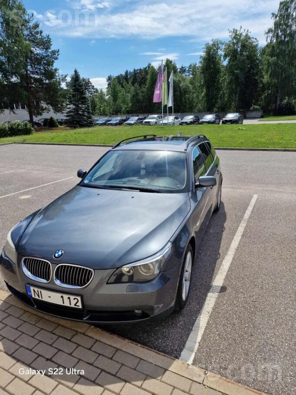 Pelēks BMW 530 2006 Valmiera, ar dzinēja tilpumu 3.00 L un nobraukumu 394 tūkst. km par 6250 €, foto 1 vietnē AUTOMOTO.COM.LV