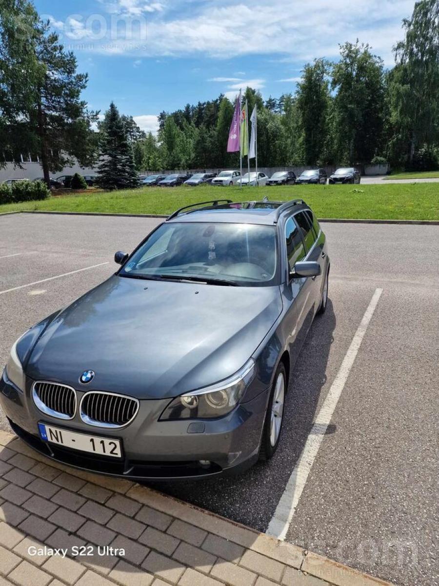 Pelēks BMW 530 2006 Valmiera, ar dzinēja tilpumu 3.00 L un nobraukumu 394 tūkst. km par 6250 €, foto 1 vietnē AUTOMOTO.COM.LV