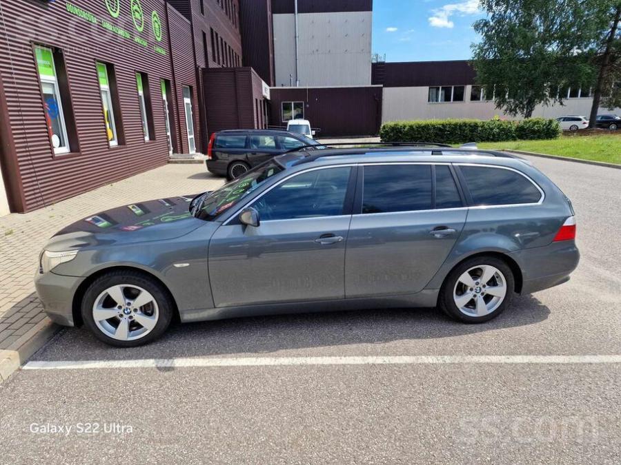 Pelēks BMW 530 2006 Valmiera, ar dzinēja tilpumu 3.00 L un nobraukumu 394 tūkst. km par 6250 €, foto 4 vietnē AUTOMOTO.COM.LV