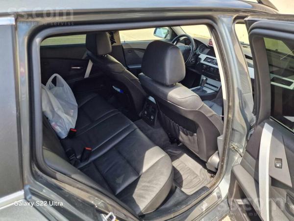 Pelēks BMW 530 2006 Valmiera, ar dzinēja tilpumu 3.00 L un nobraukumu 394 tūkst. km par 6250 €, foto 7 vietnē AUTOMOTO.COM.LV
