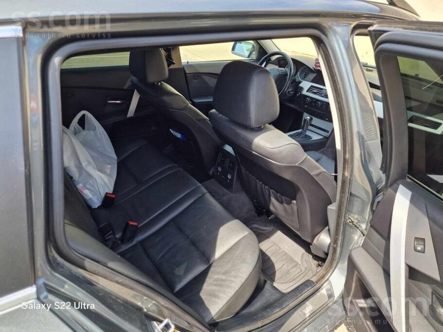 Pelēks BMW 530 2006 Valmiera, ar dzinēja tilpumu 3.00 L un nobraukumu 394 tūkst. km par 6250 €, foto 8 vietnē AUTOMOTO.COM.LV