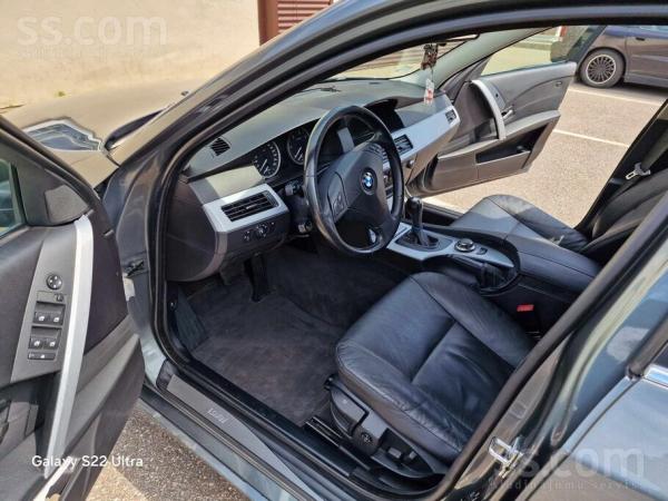 Pelēks BMW 530 2006 Valmiera, ar dzinēja tilpumu 3.00 L un nobraukumu 394 tūkst. km par 6250 €, foto 8 vietnē AUTOMOTO.COM.LV
