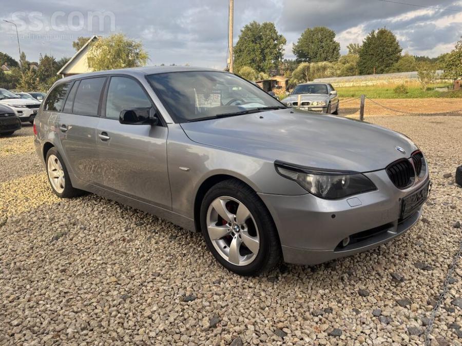 Grey BMW 530 2006 in Rezekne, with an engine capacity of 3.00 L and mileage of 350 thousand km for 3250 €, photo 4 on AUTOMOTO.COM.LV