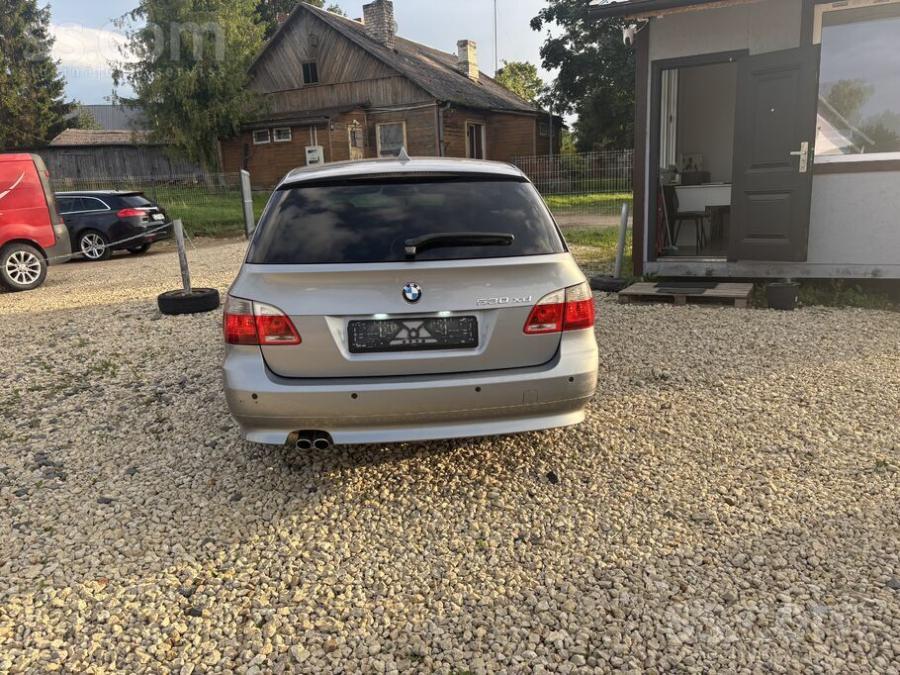 Grey BMW 530 2006 in Rezekne, with an engine capacity of 3.00 L and mileage of 350 thousand km for 3250 €, photo 6 on AUTOMOTO.COM.LV
