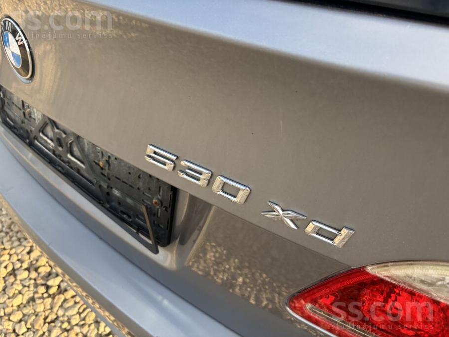 Grey BMW 530 2006 in Rezekne, with an engine capacity of 3.00 L and mileage of 350 thousand km for 3250 €, photo 8 on AUTOMOTO.COM.LV