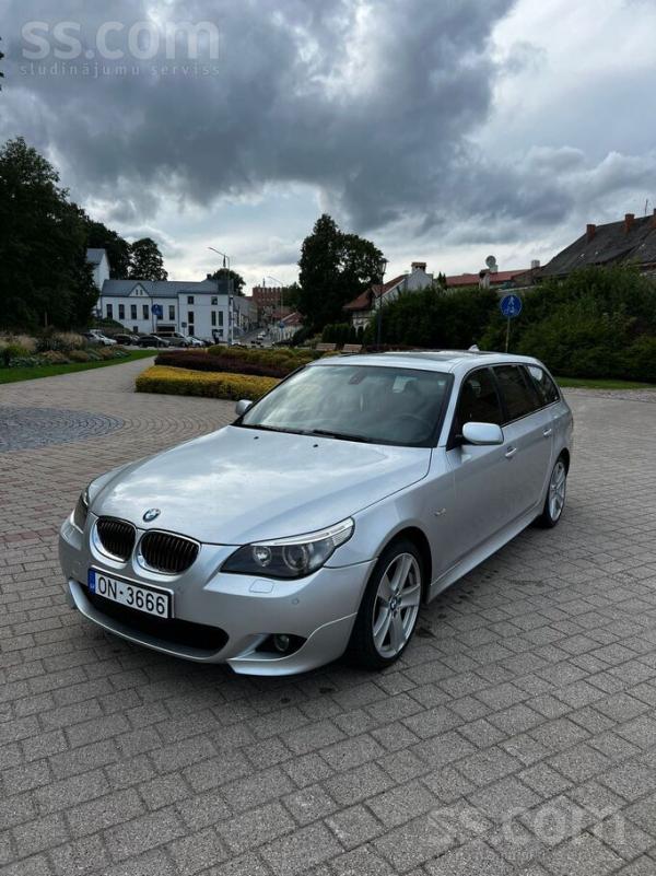 Grey BMW 530 2006 in Riga, with an engine capacity of 3.00 L and mileage of 376 thousand km for 4200 €, photo 3 on AUTOMOTO.COM.LV