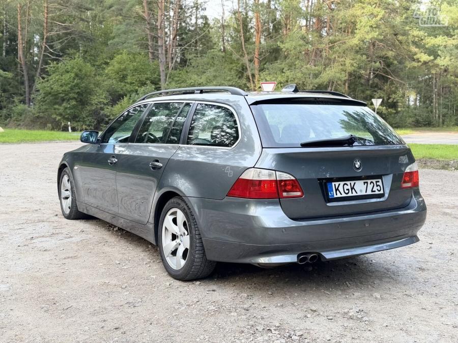 Pelēks BMW 530 2006 Kauņa, ar dzinēja tilpumu 2.50 L un nobraukumu 340 tūkst. km par 2590 €, foto 9 vietnē AUTOMOTO.COM.LV