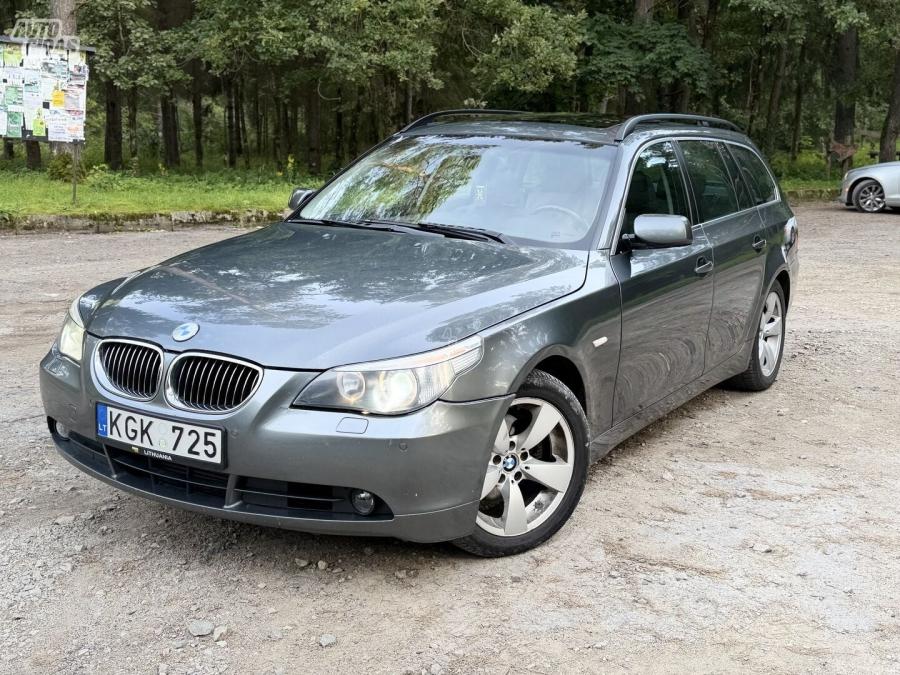 Pelēks BMW 530 2006 Kauņa, ar dzinēja tilpumu 2.50 L un nobraukumu 340 tūkst. km par 2590 €, foto 13 vietnē AUTOMOTO.COM.LV