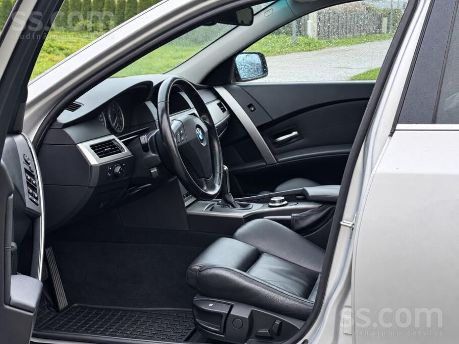 Pelēks BMW 530 2006 Rīga, ar dzinēja tilpumu 3.00 L un nobraukumu 267 tūkst. km par 3350 €, foto 14 vietnē AUTOMOTO.COM.LV