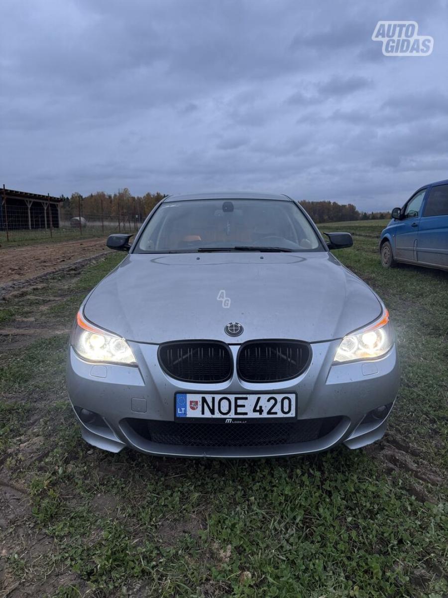 Grey BMW 530 2006 in Mazeikiai, with an engine capacity of 3.00 L and mileage of 345 thousand km for 4020 €, photo 1 on AUTOMOTO.COM.LV