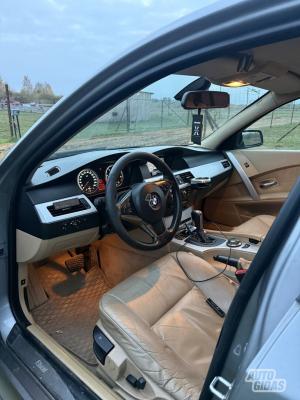 Grey BMW 530 2006 in Mazeikiai, with an engine capacity of 3.00 L and mileage of 345 thousand km for 4020 €, photo 5 on AUTOMOTO.COM.LV