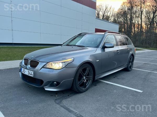 Grey BMW 530 2007 in Riga, with an engine capacity of 3.00 L and mileage of 280 thousand km for 1450 €, photo 1 on AUTOMOTO.COM.LV