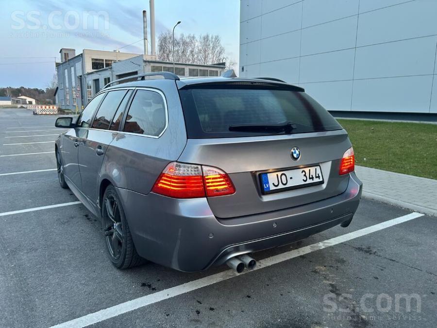 Grey BMW 530 2007 in Riga, with an engine capacity of 3.00 L and mileage of 280 thousand km for 1450 €, photo 3 on AUTOMOTO.COM.LV