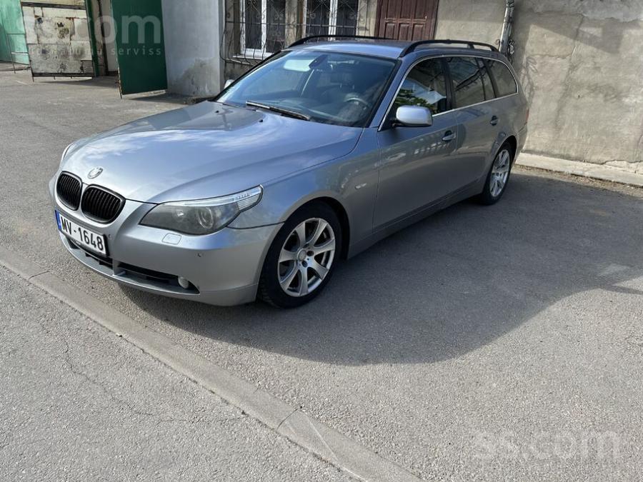 Grey BMW 530 2007 in Daugavpils, with an engine capacity of 3.00 L and mileage of 311 thousand km for 3500 €, photo 1 on AUTOMOTO.COM.LV