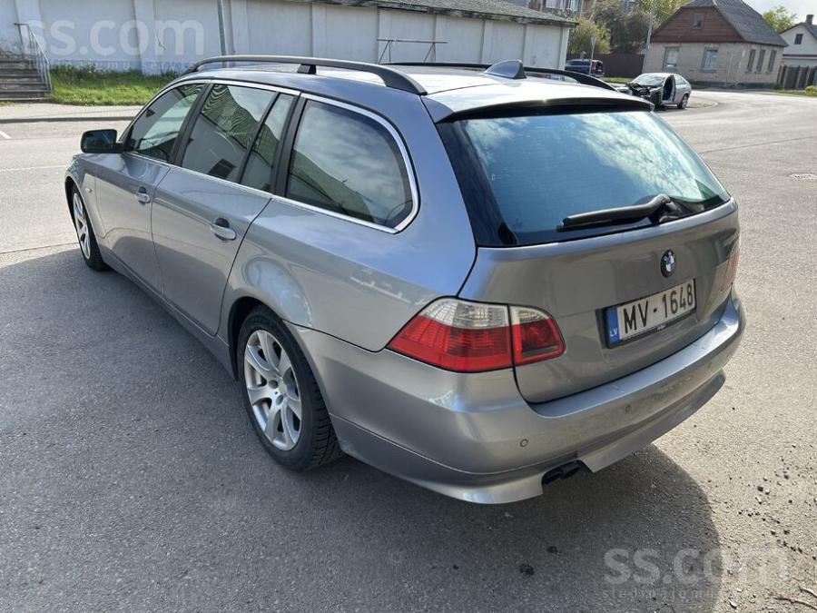 Grey BMW 530 2007 in Daugavpils, with an engine capacity of 3.00 L and mileage of 311 thousand km for 3500 €, photo 2 on AUTOMOTO.COM.LV