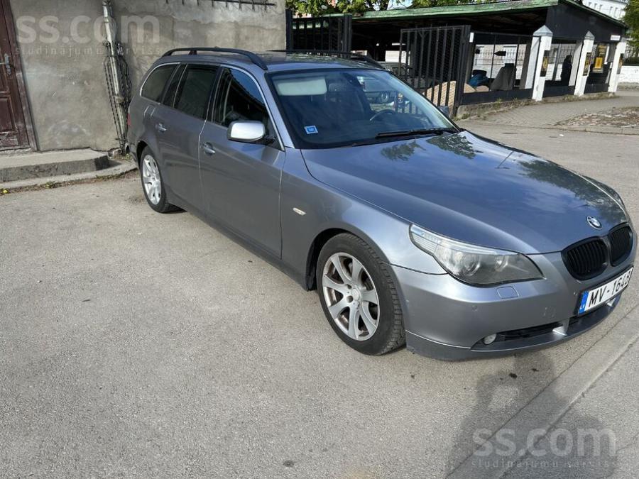 Grey BMW 530 2007 in Daugavpils, with an engine capacity of 3.00 L and mileage of 311 thousand km for 3500 €, photo 3 on AUTOMOTO.COM.LV