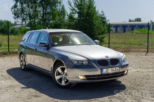 Grey BMW 530 2007 in Riga, with an engine capacity of 3.00 L and mileage of 0 thousand km for 5290 €, photo 3 on AUTOMOTO.COM.LV