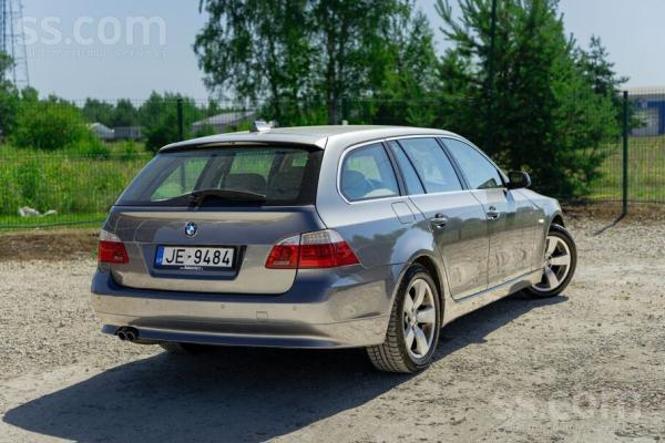 Grey BMW 530 2007 in Riga, with an engine capacity of 3.00 L and mileage of 0 thousand km for 5290 €, photo 5 on AUTOMOTO.COM.LV