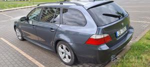 Grey BMW 530 2007 in Riga, with an engine capacity of 3.00 L and mileage of 282 thousand km for 5900 €, photo 3 on AUTOMOTO.COM.LV