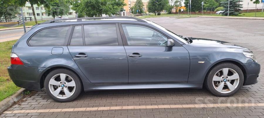 Grey BMW 530 2007 in Riga, with an engine capacity of 3.00 L and mileage of 282 thousand km for 5900 €, photo 5 on AUTOMOTO.COM.LV