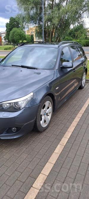 Grey BMW 530 2007 in Riga, with an engine capacity of 3.00 L and mileage of 282 thousand km for 5900 €, photo 11 on AUTOMOTO.COM.LV
