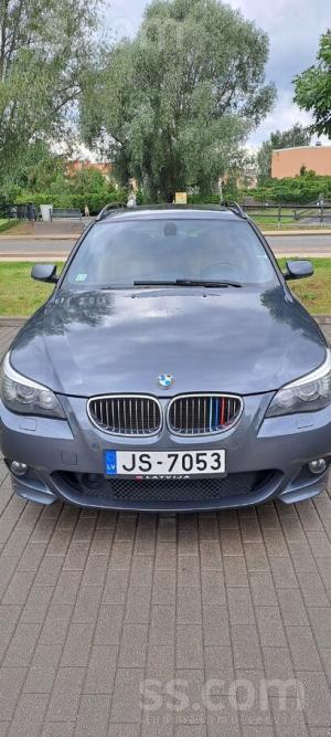 Grey BMW 530 2007 in Riga, with an engine capacity of 3.00 L and mileage of 282 thousand km for 5900 €, photo 12 on AUTOMOTO.COM.LV