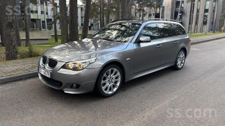 Grey BMW 530 2007 in Riga, with an engine capacity of 3.00 L and mileage of 365 thousand km for 7200 €, photo 7 on AUTOMOTO.COM.LV