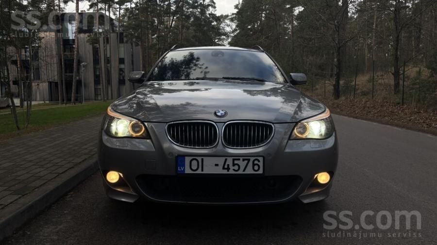 Grey BMW 530 2007 in Riga, with an engine capacity of 3.00 L and mileage of 365 thousand km for 7200 €, photo 8 on AUTOMOTO.COM.LV