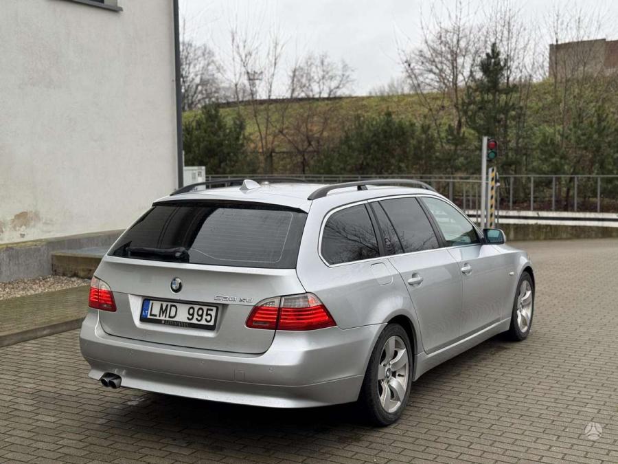 Grey BMW 530 2007 in Klaipeda, with an engine capacity of 2.99 L and mileage of 346 thousand km for 3500 €, photo 5 on AUTOMOTO.COM.LV