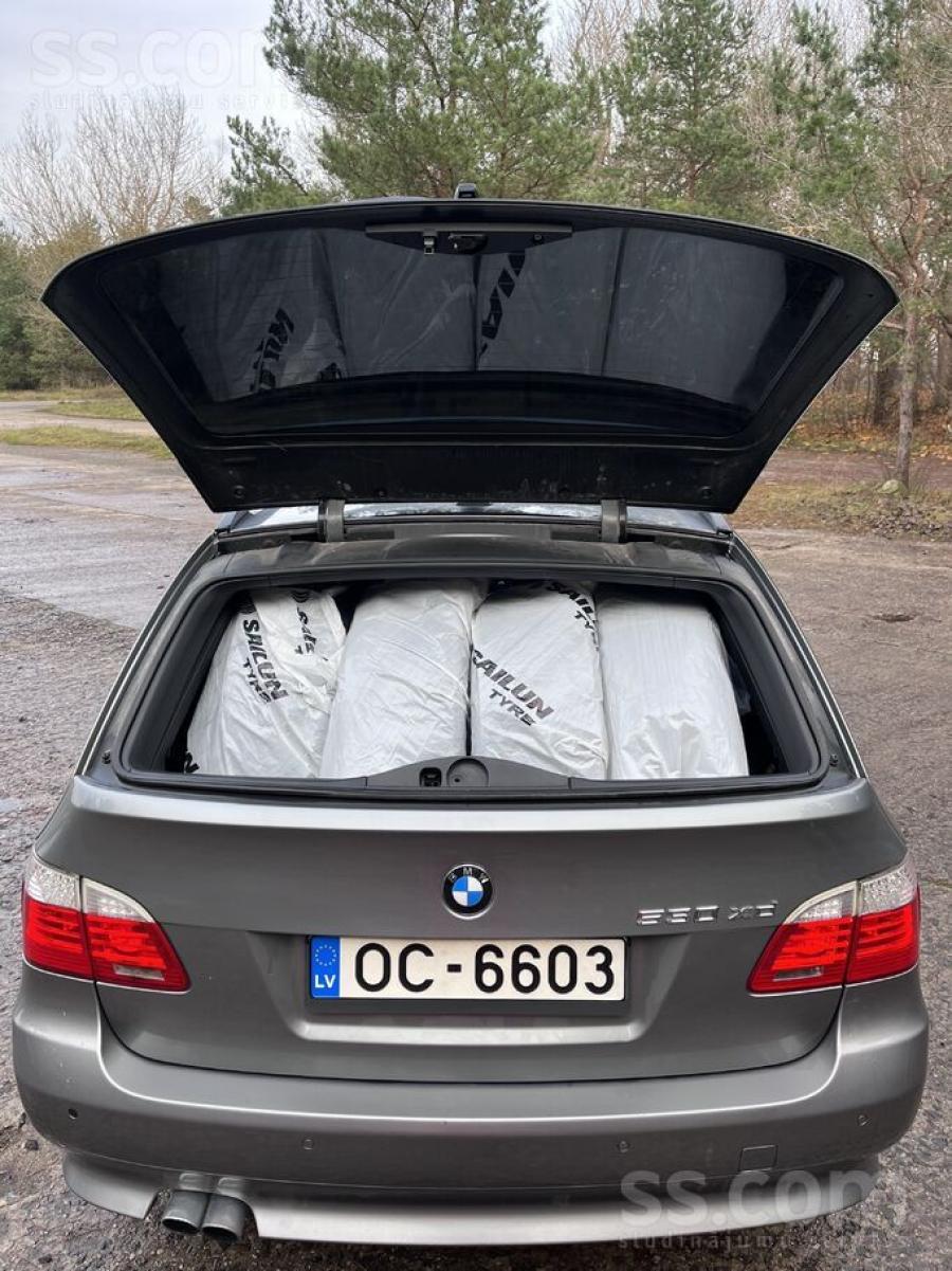 Pelēks BMW 530 2007 Liepāja, ar dzinēja tilpumu 3.00 L un nobraukumu 388 tūkst. km par 5499 €, foto 9 vietnē AUTOMOTO.COM.LV