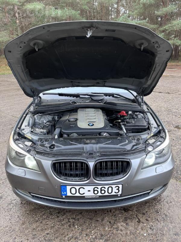 Pelēks BMW 530 2007 Liepāja, ar dzinēja tilpumu 3.00 L un nobraukumu 388 tūkst. km par 5499 €, foto 10 vietnē AUTOMOTO.COM.LV